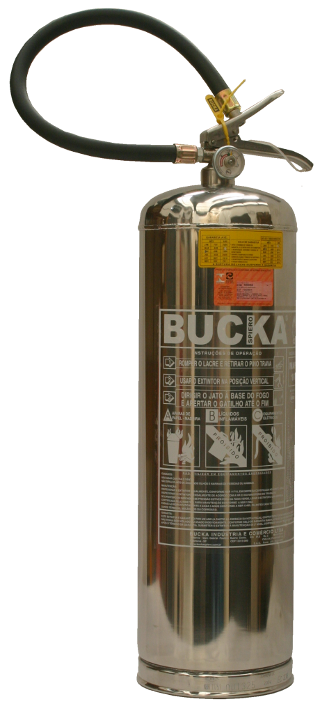 Extintor de Incêndio Portátil em Aço Inox | Bucka
