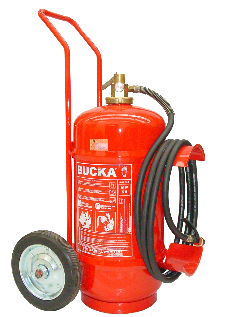Extintor Sobre Rodas Pó Químico BC | Bucka